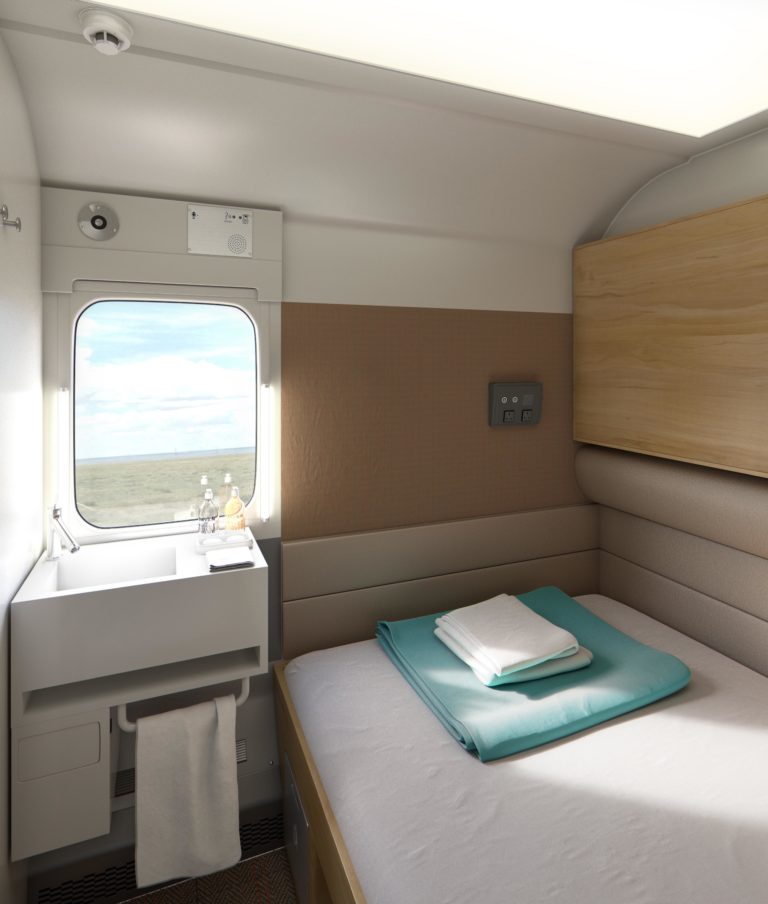 Caledonian Sleeper service previews its new accommodations - Economy Class & Beyond