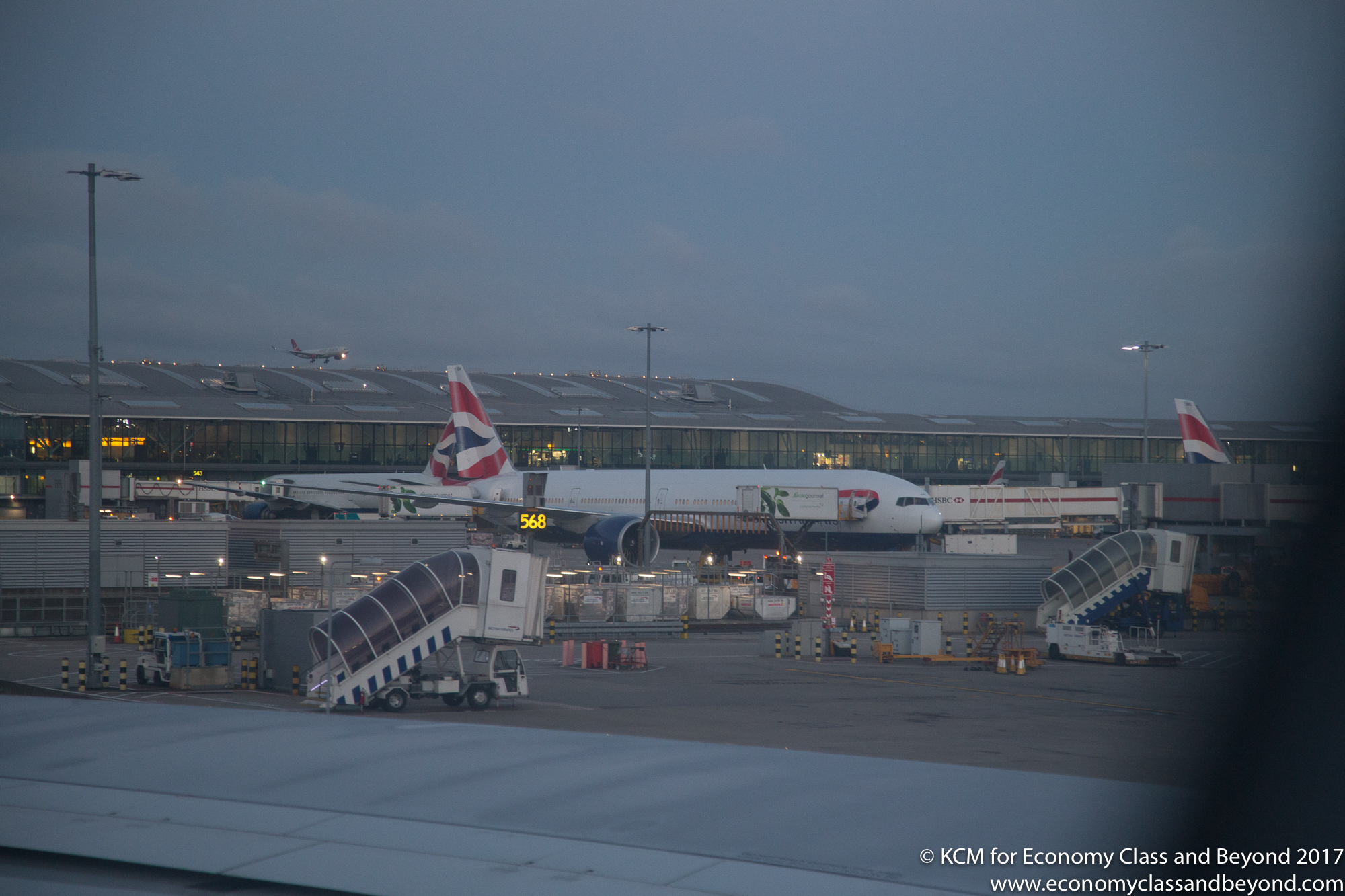 british airways a380 BA216 Washington Dulles to London Heathrow ...