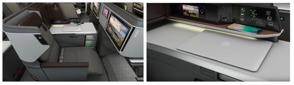 EVA Air Seating - Image, Thompson Aerospace Seating - Economy Class ...