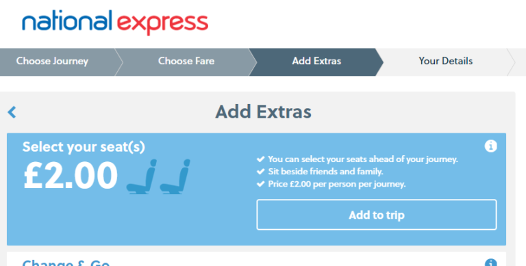 Reservable seating comes to... National Express - Economy Class & Beyond