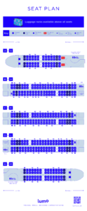 Lumo Seat Map - Economy Class & Beyond