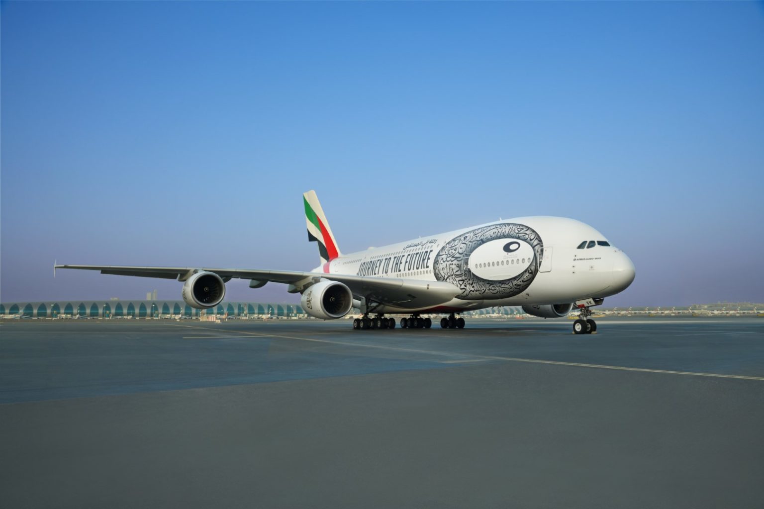 Emirates unveil a new livery for some of their Airbus A380 aircraft ...
