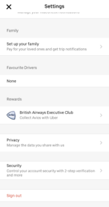 HOWTO: Link Your Uber and British Airways Accounts together to earn ...