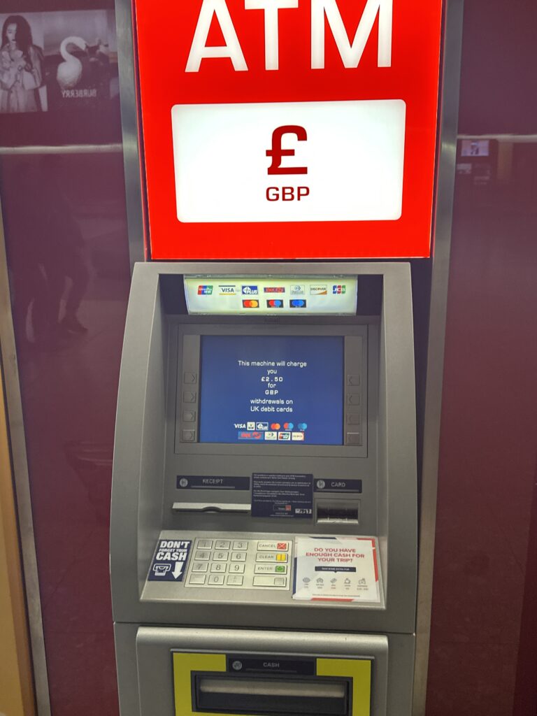 Be careful when withdrawing cash at Heathrow Airport... - Economy Class & Beyond