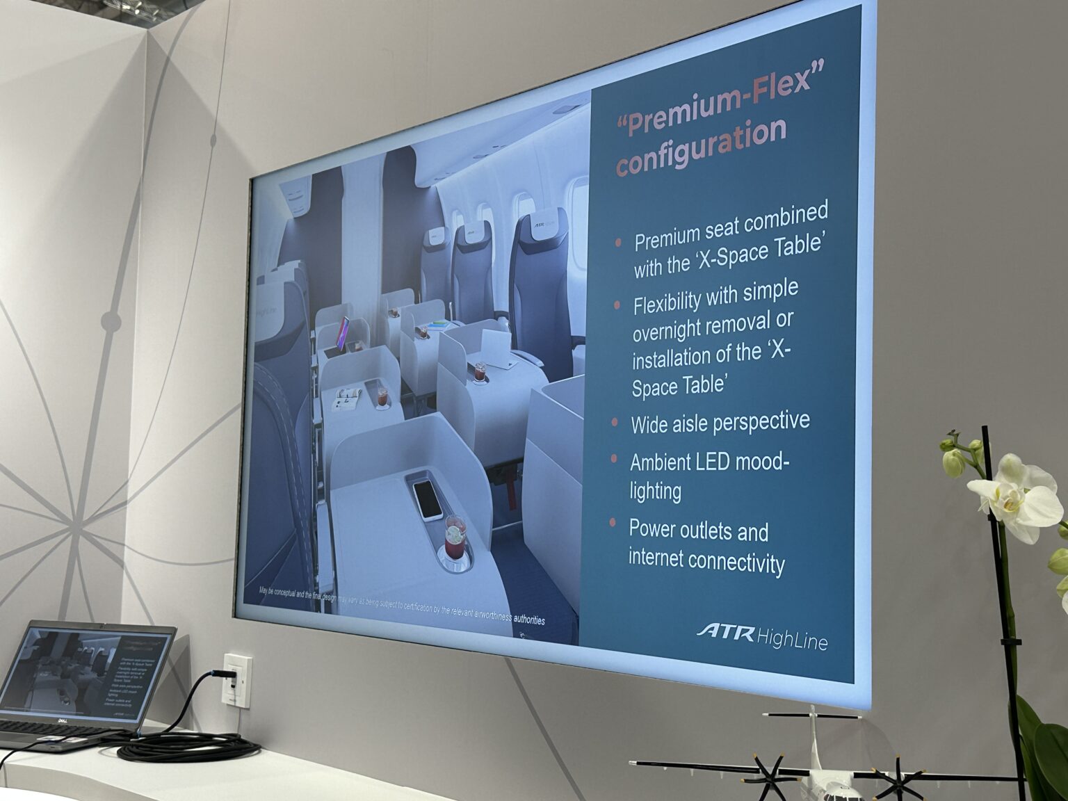 ATR Aircraft unveils new premium cabin options - Introducing ATR ...