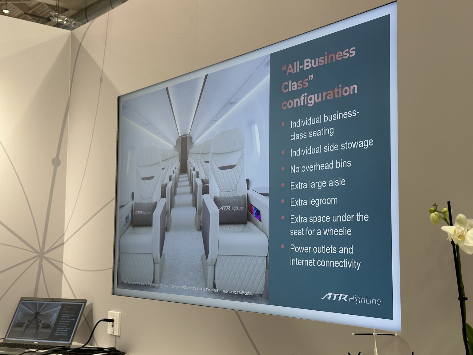 ATR Aircraft unveils new premium cabin options - Introducing ATR ...