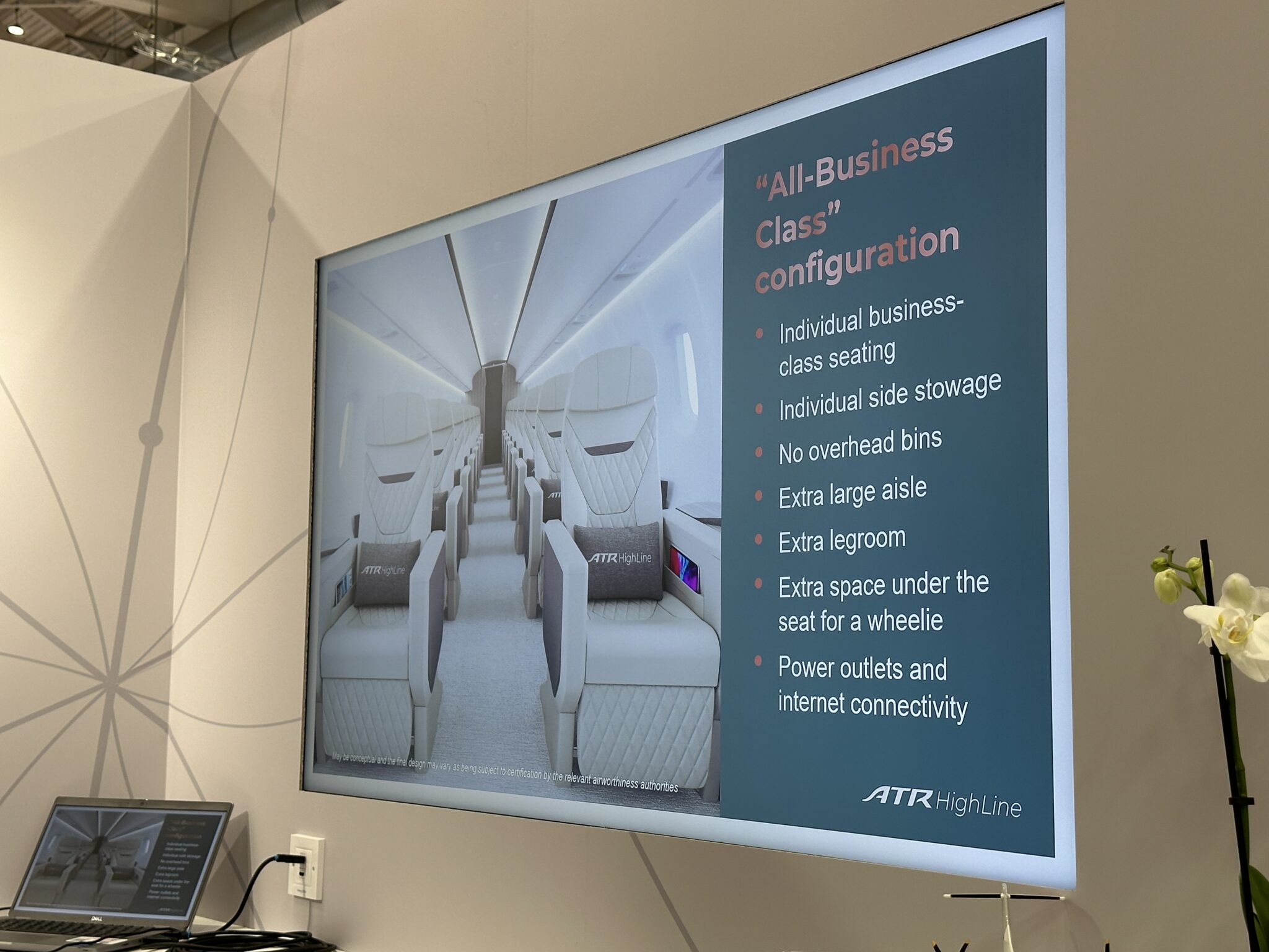 ATR Aircraft unveils new premium cabin options - Introducing ATR ...