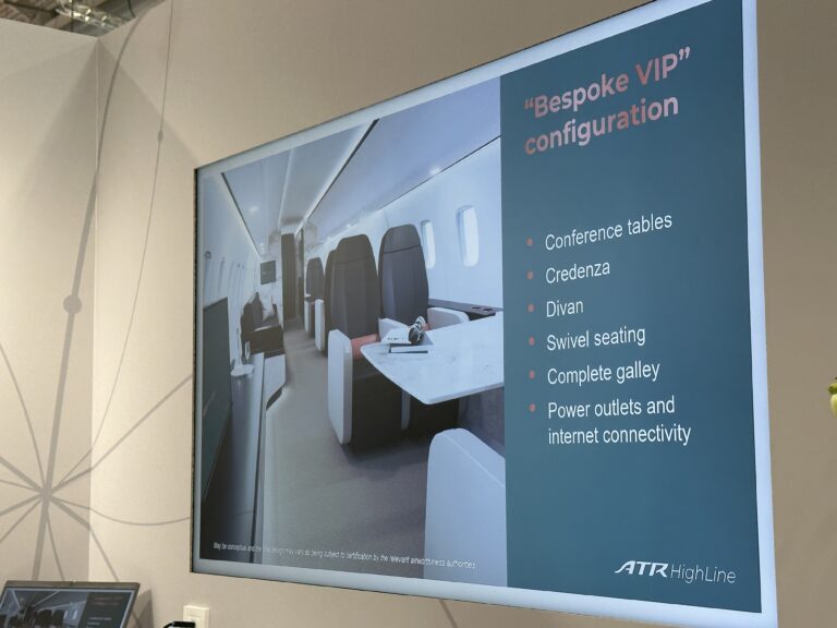 ATR Aircraft unveils new premium cabin options - Introducing ATR ...