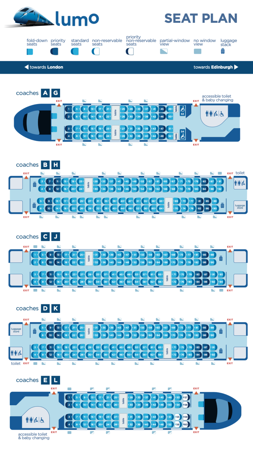 Enter Lumo - The new East Coast Railway competitor - Economy Class & Beyond