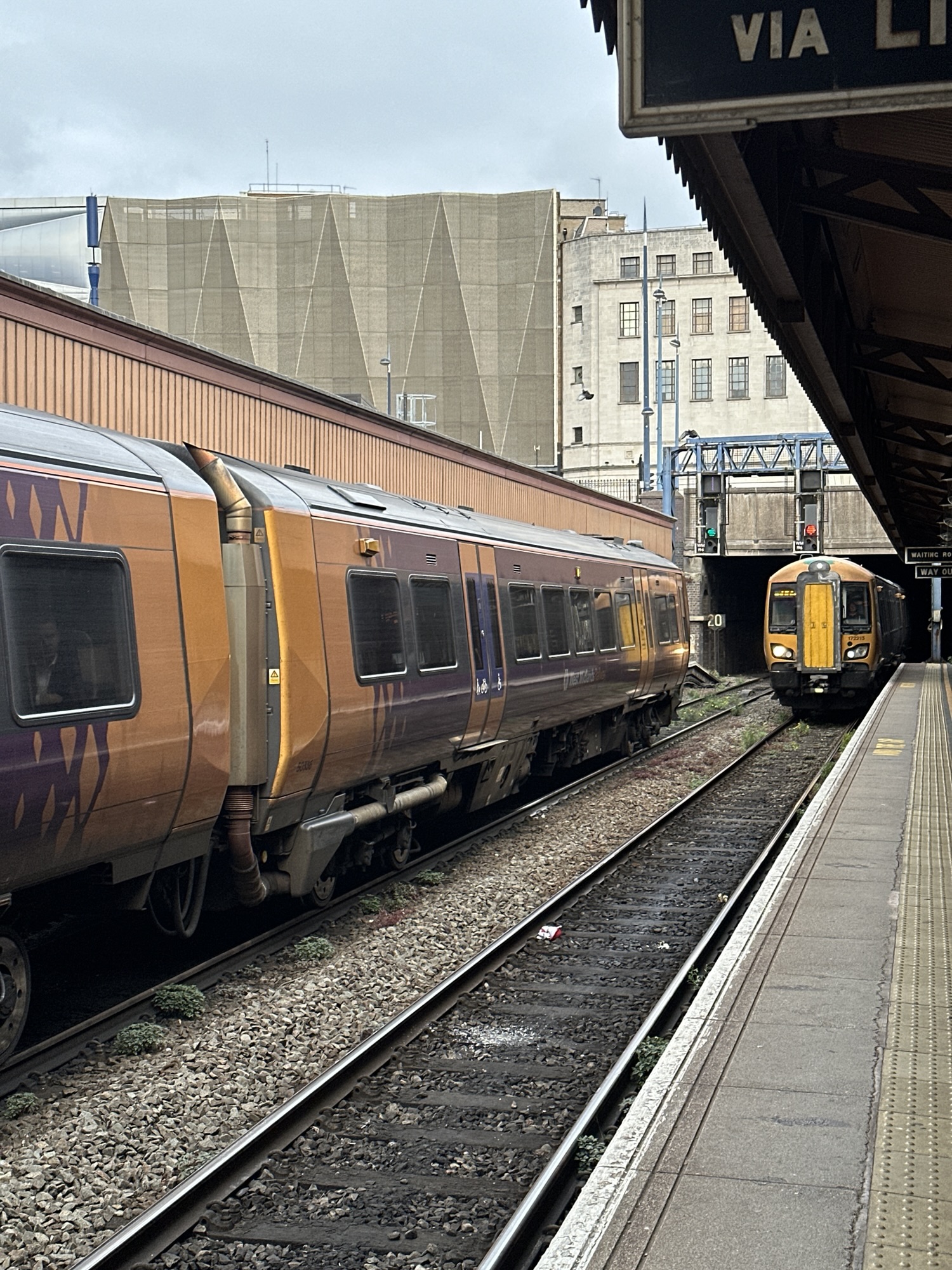 Two West Midlands Railways Class 172 Turbosstars at Birmingham Moor ...