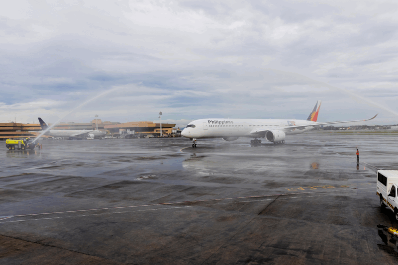 Philippine Airlines first A350-1000 arriving at its home base - Image ...
