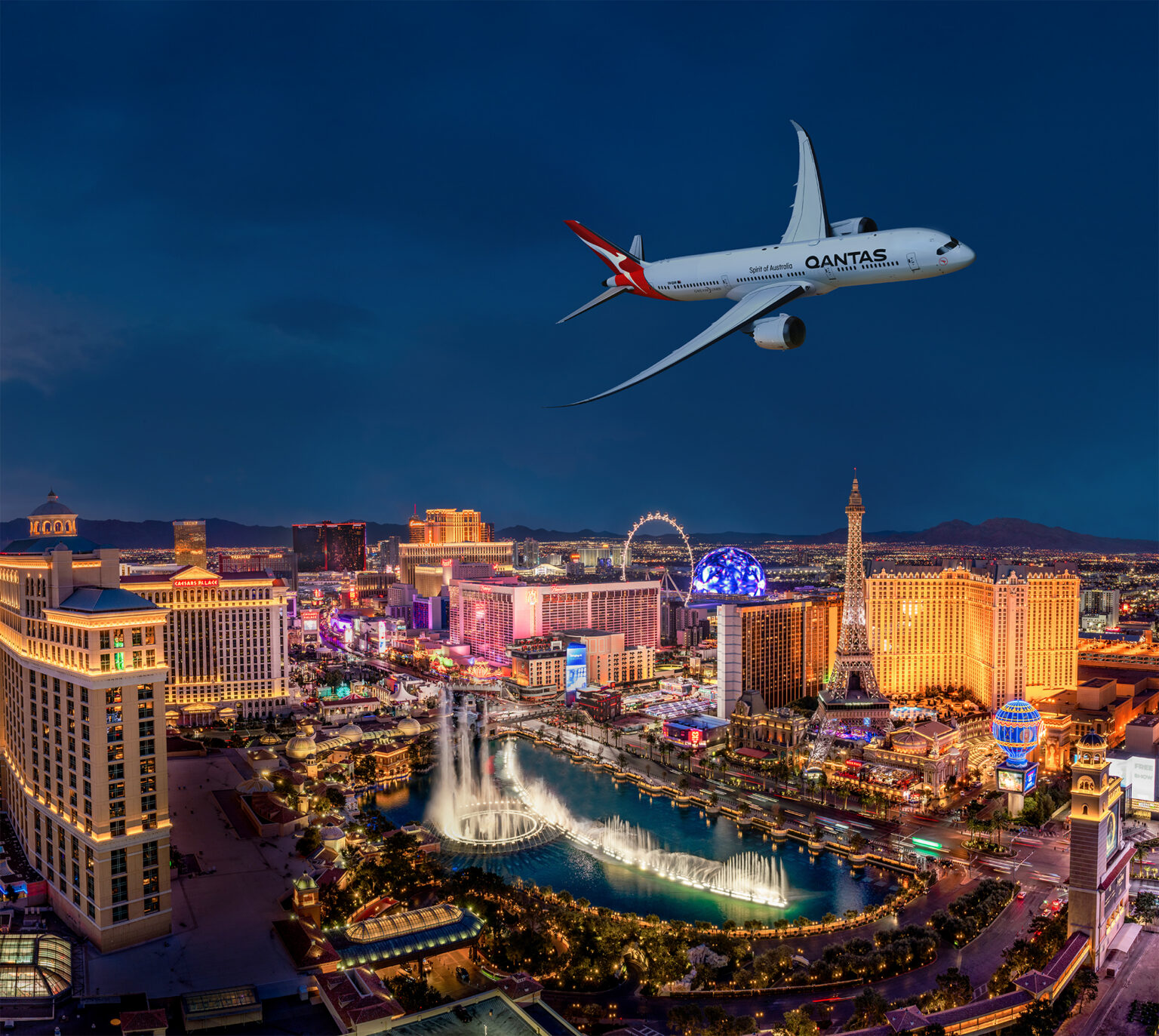 Qantas to add Las Vegas to its network map - Economy Class & Beyond